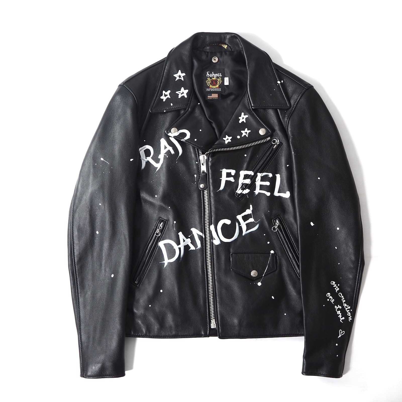 極美品 SCHOTT x ONEMADE ラムレザー ダブルライダース ジャケット 40 ブラック メンズ 正規品 5-YD014 – Bengal by CRORY ブランド古着セレクト公式ショップ